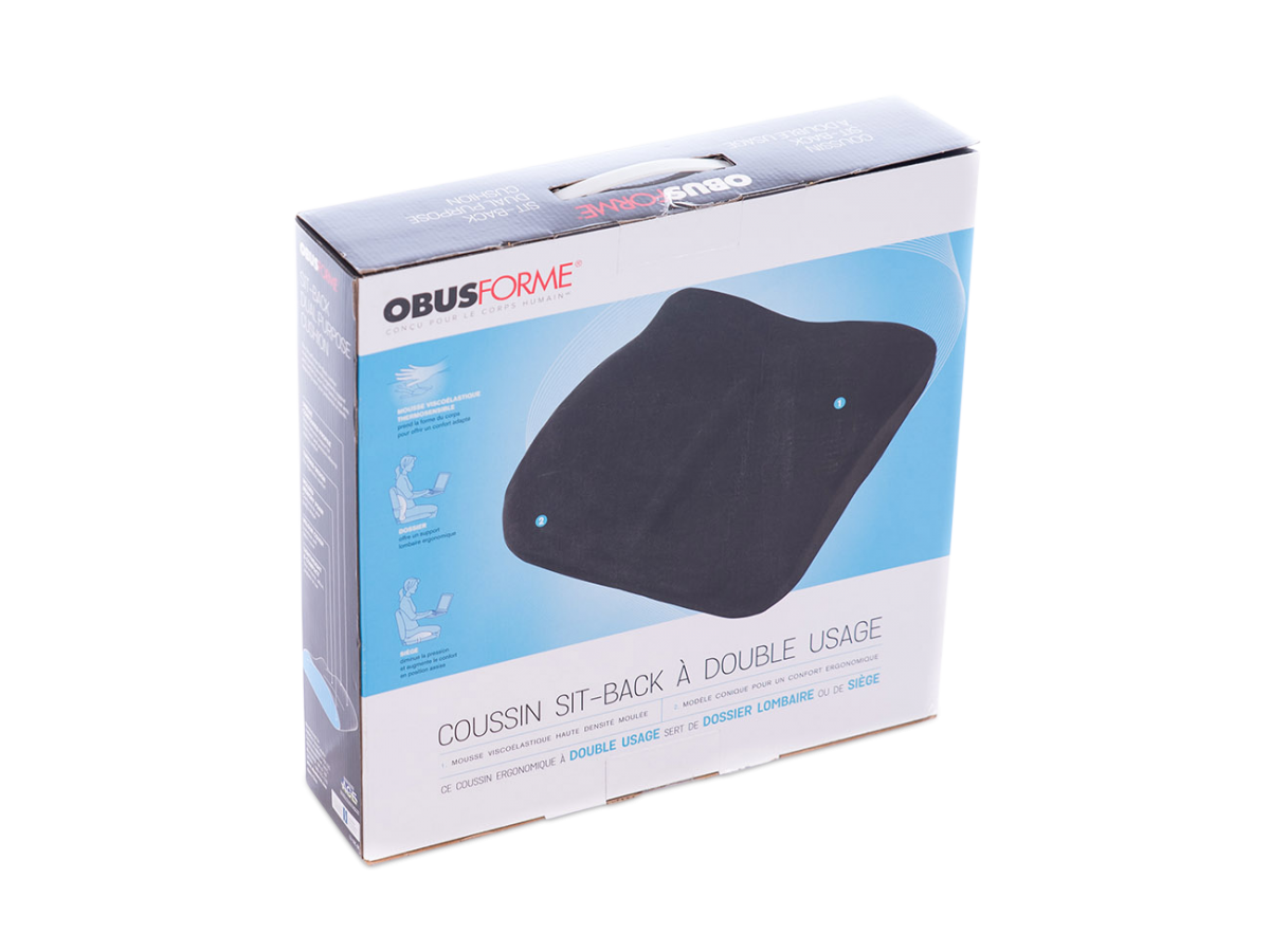 משענת גב אורטופדית משולבת מושב OBUS SIT-BACK | ד״ר גב